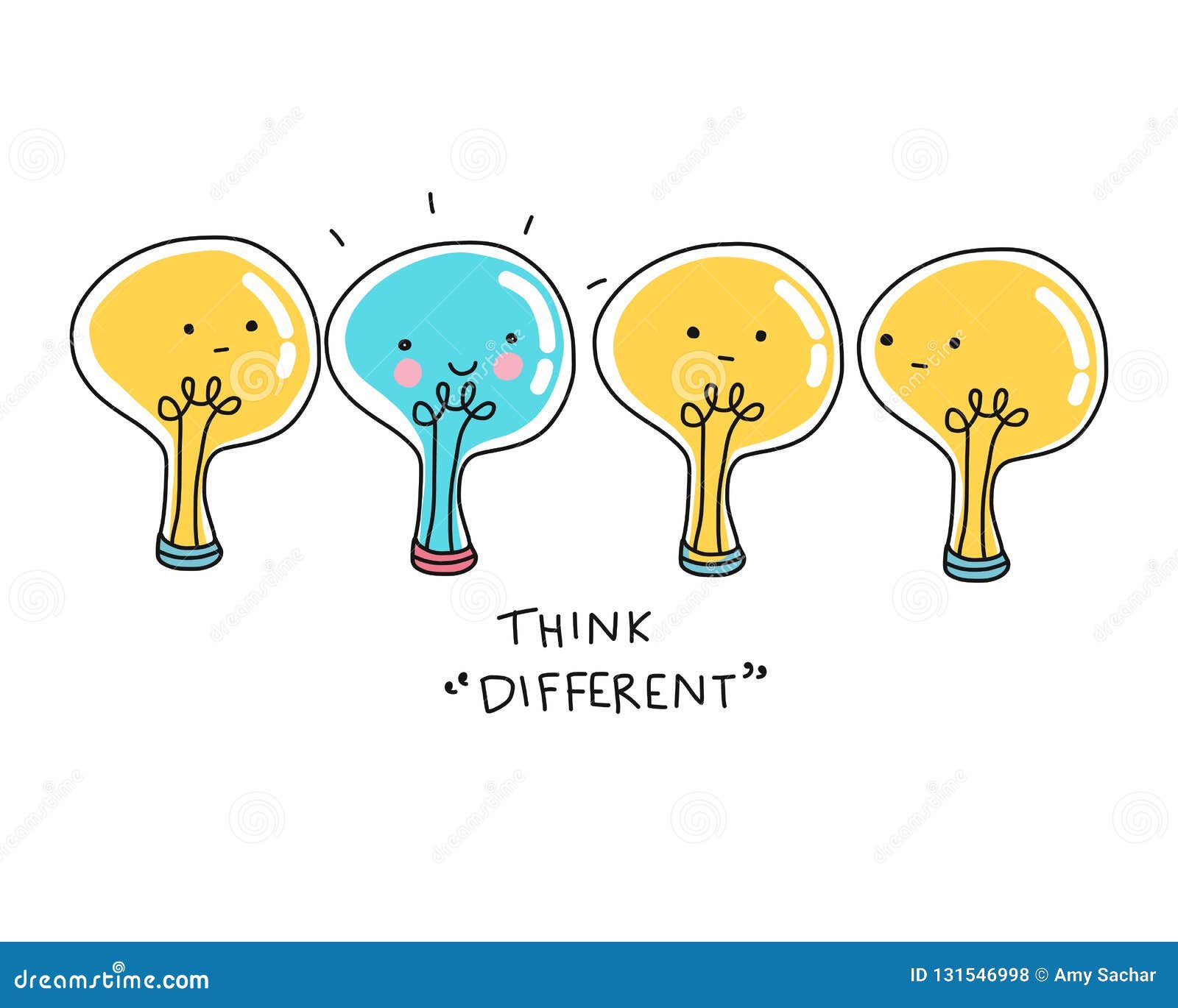 Lightbulb Cartoon Vector Clipart | CartoonDealer.com #41776293