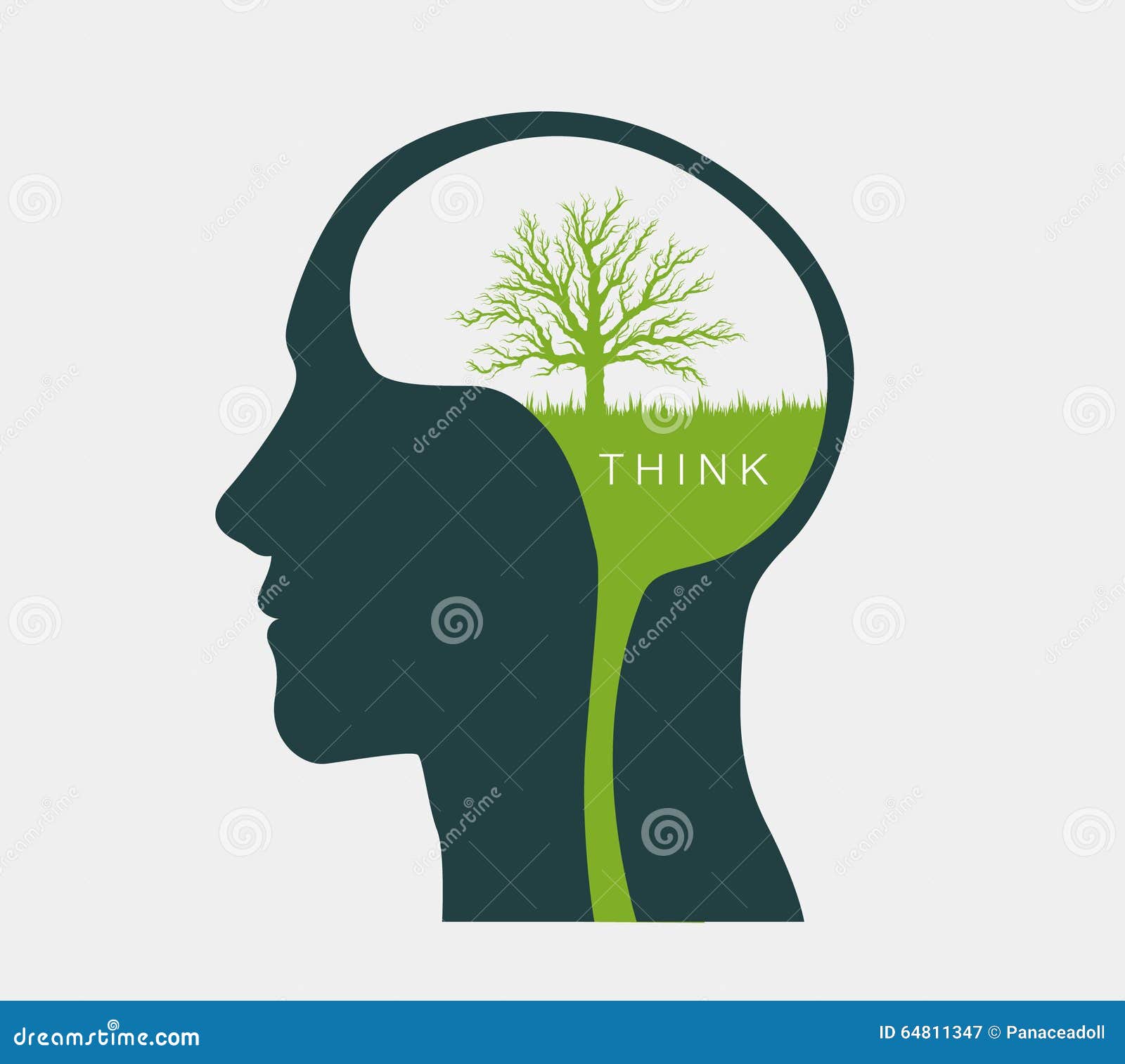 Think about the Environment. Green Light Stock Vector - Illustration of ...