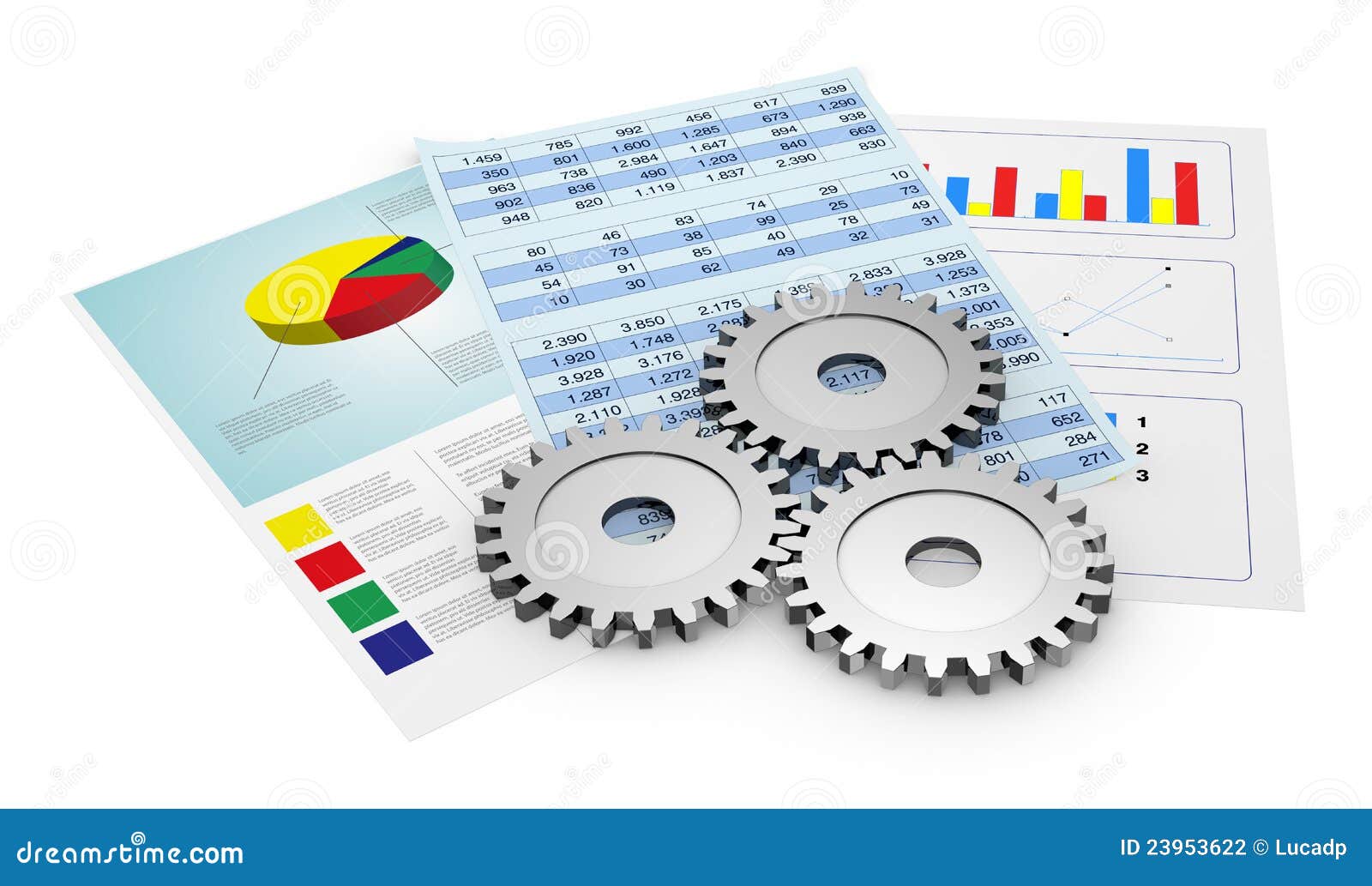 Think of a Financial Strategy Stock Illustration - Illustration of ...