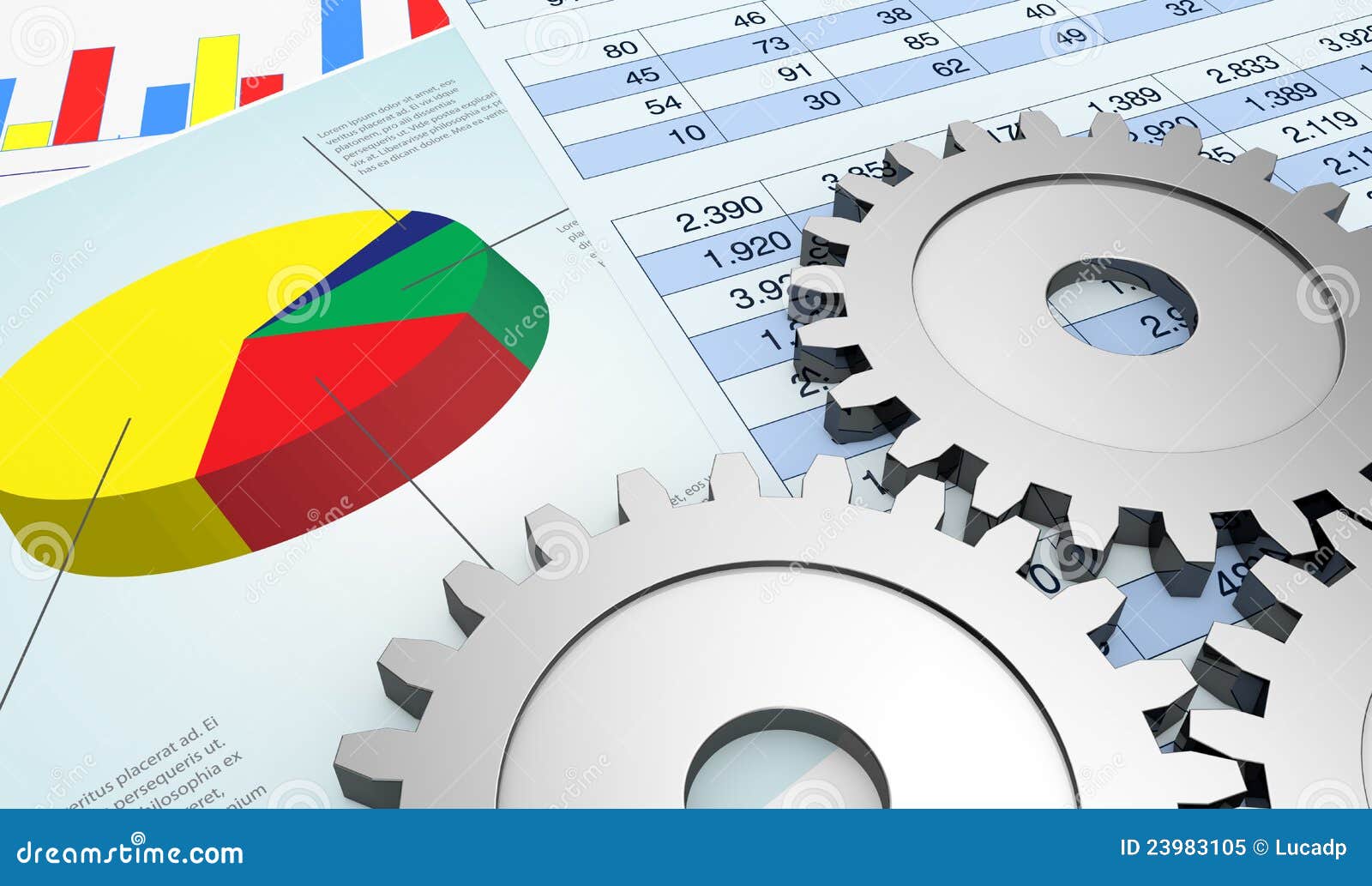 Think of a Financial Strategy Stock Illustration - Illustration of ...