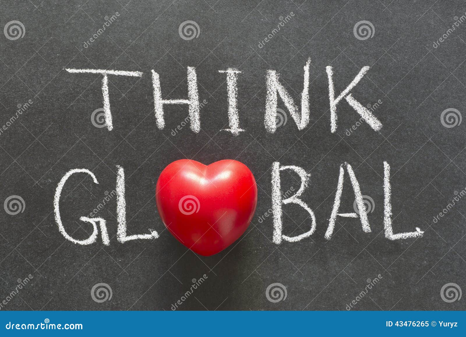 Think global stock image. Image of handwritten, expand - 43476265