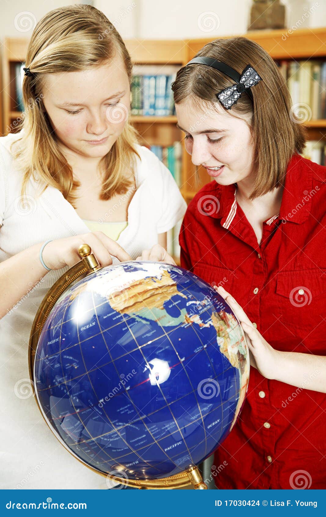 Think Globally stock photo. Image of cute, person, classroom - 17030424