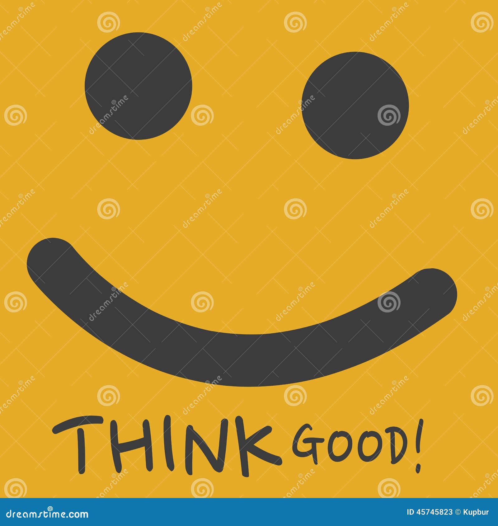 Think good stock vector. Illustration of mind, innovation - 45745823