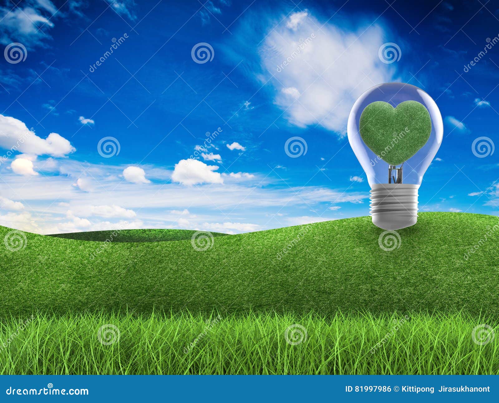 Think green concept stock photo. Image of concept, lightbulb - 81997986