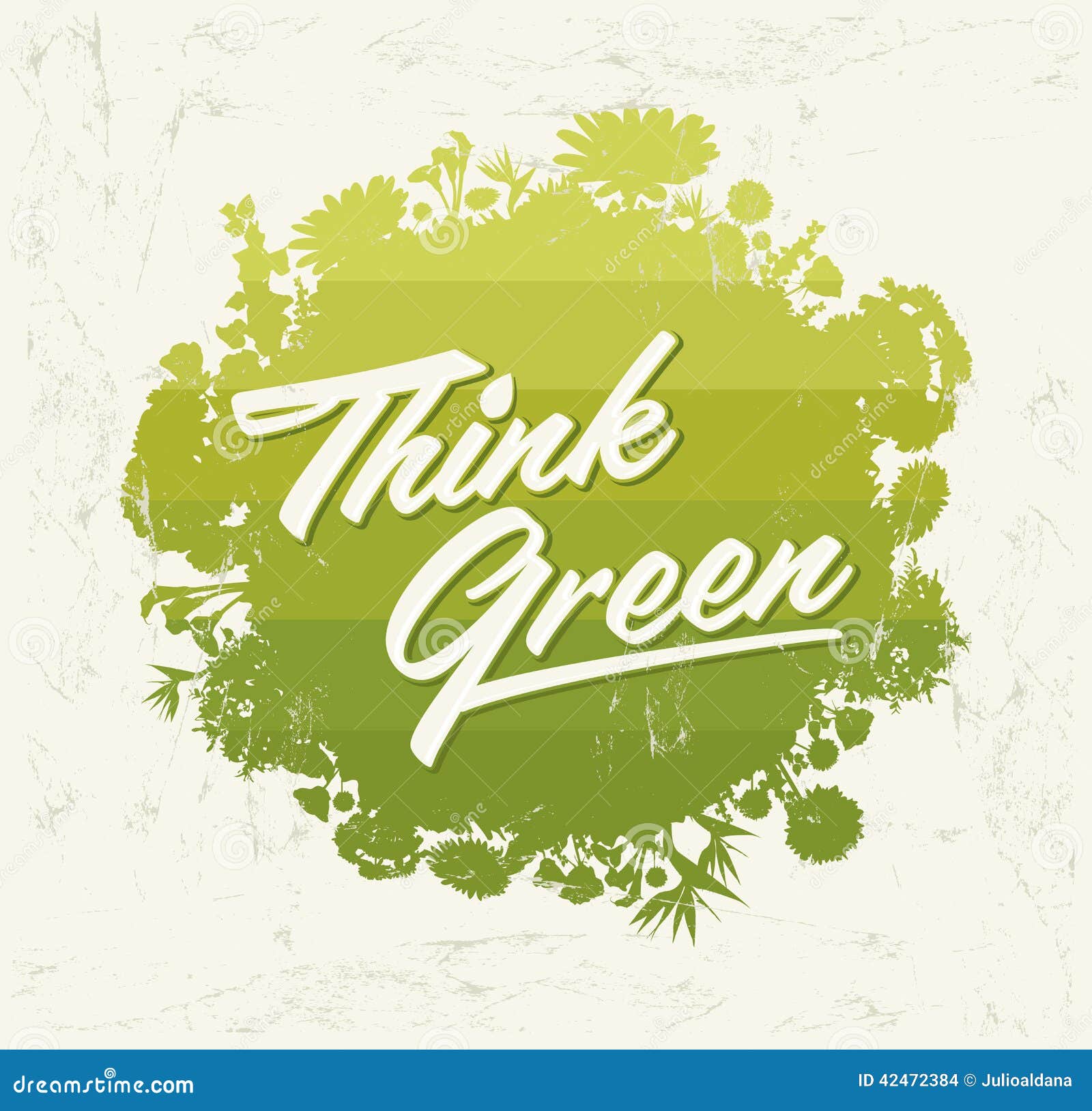 Think Green - Creative Eco Vector Design Element Organic Bio Sphere ...