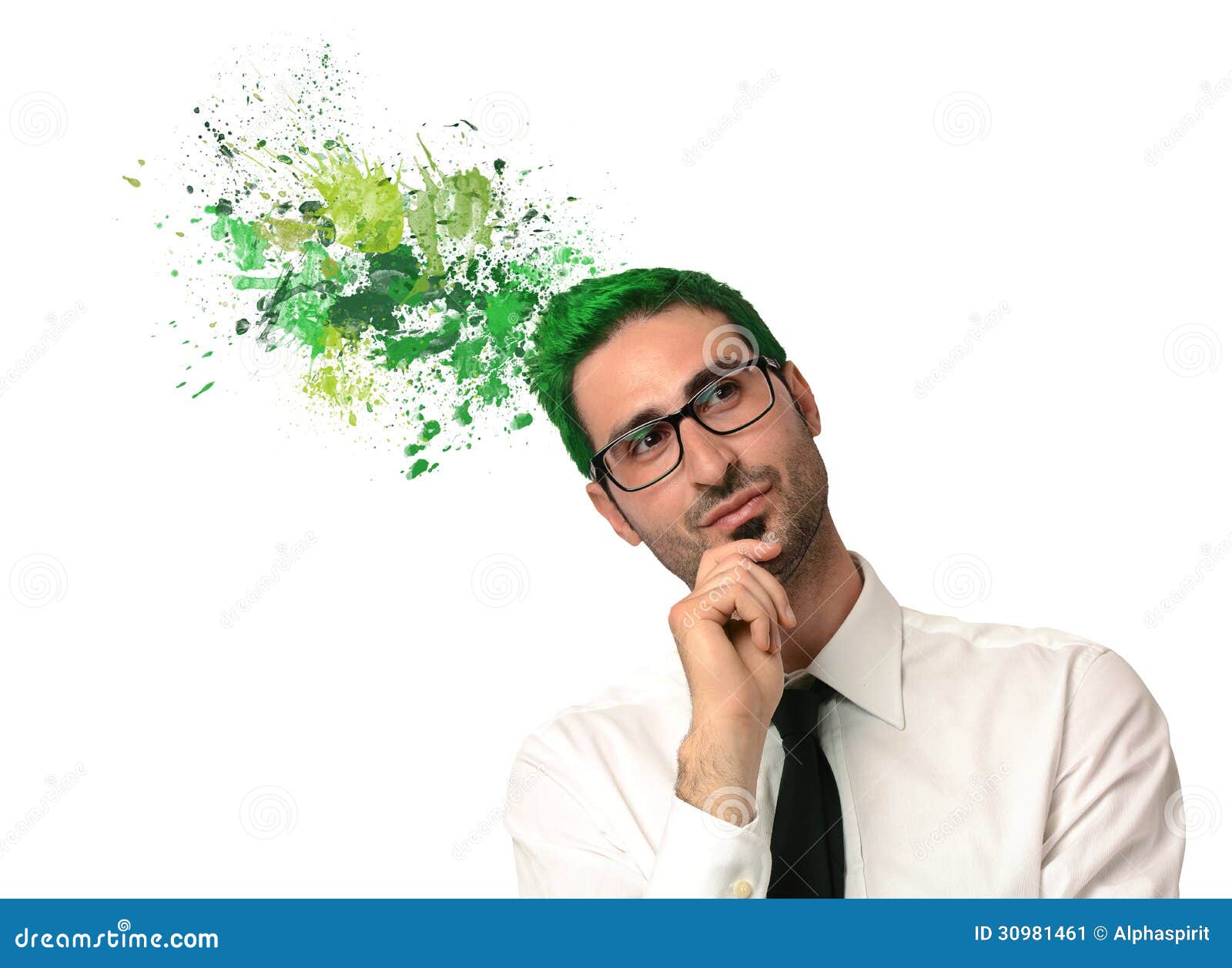 Think green stock image. Image of create, concept, greeen - 30981461