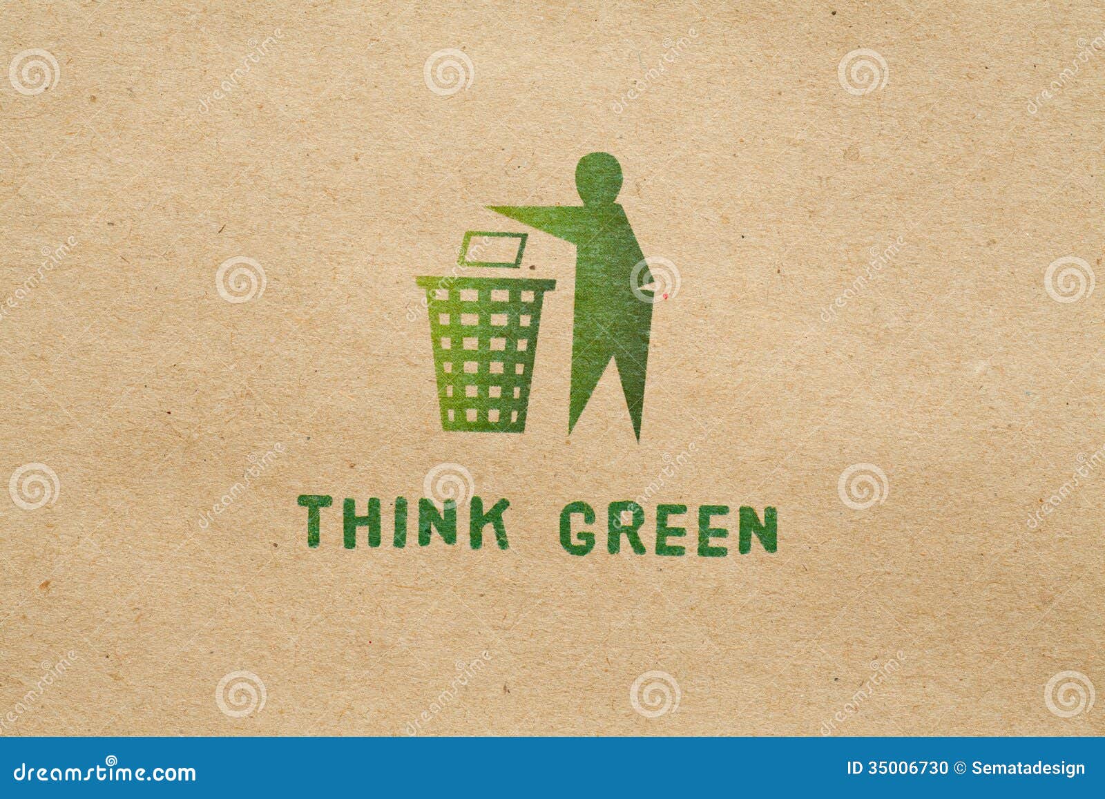 Think green stock photo. Image of frame, document, textured - 35006730