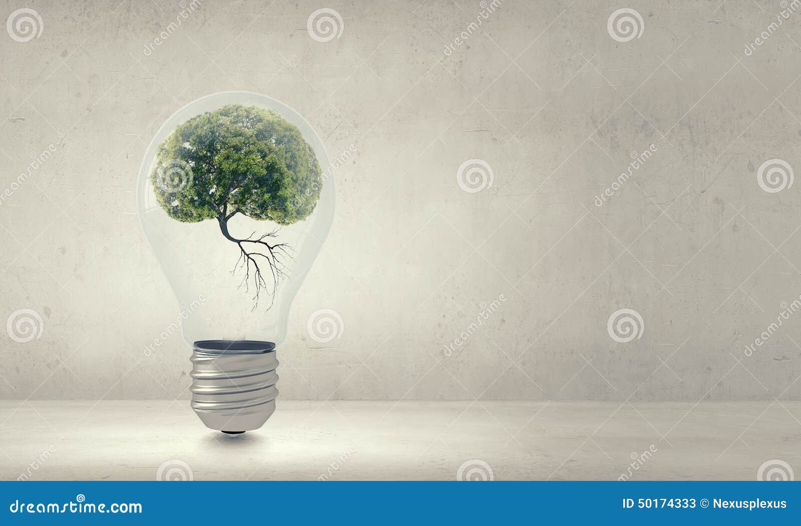 Think green stock image. Image of creative, green, idea - 50174333