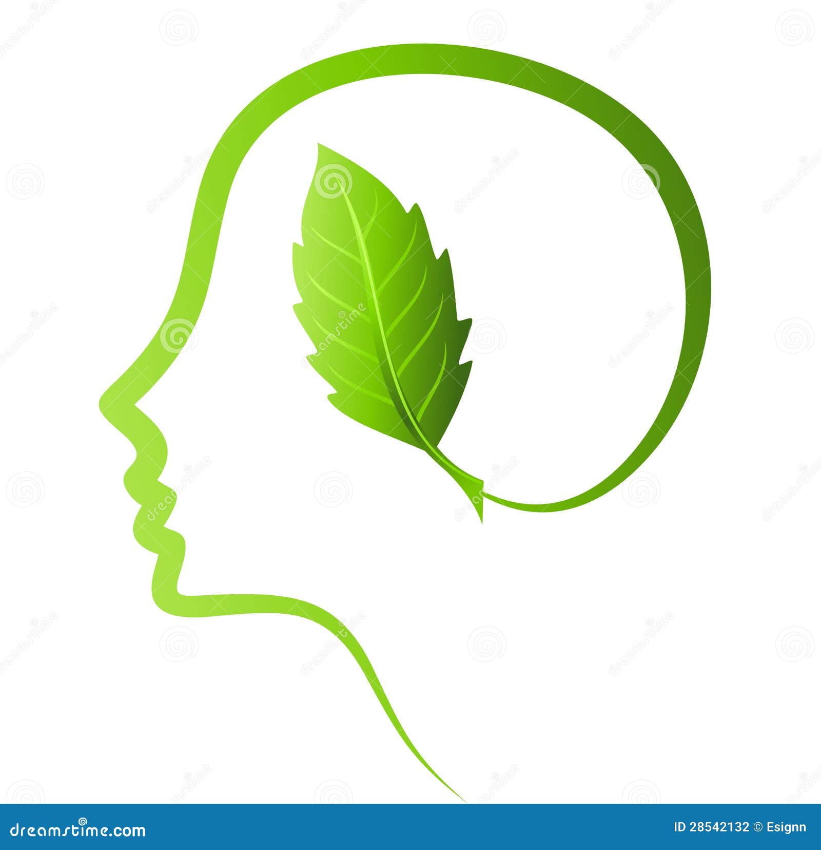 Think green save earth stock vector. Illustration of biology - 28542132