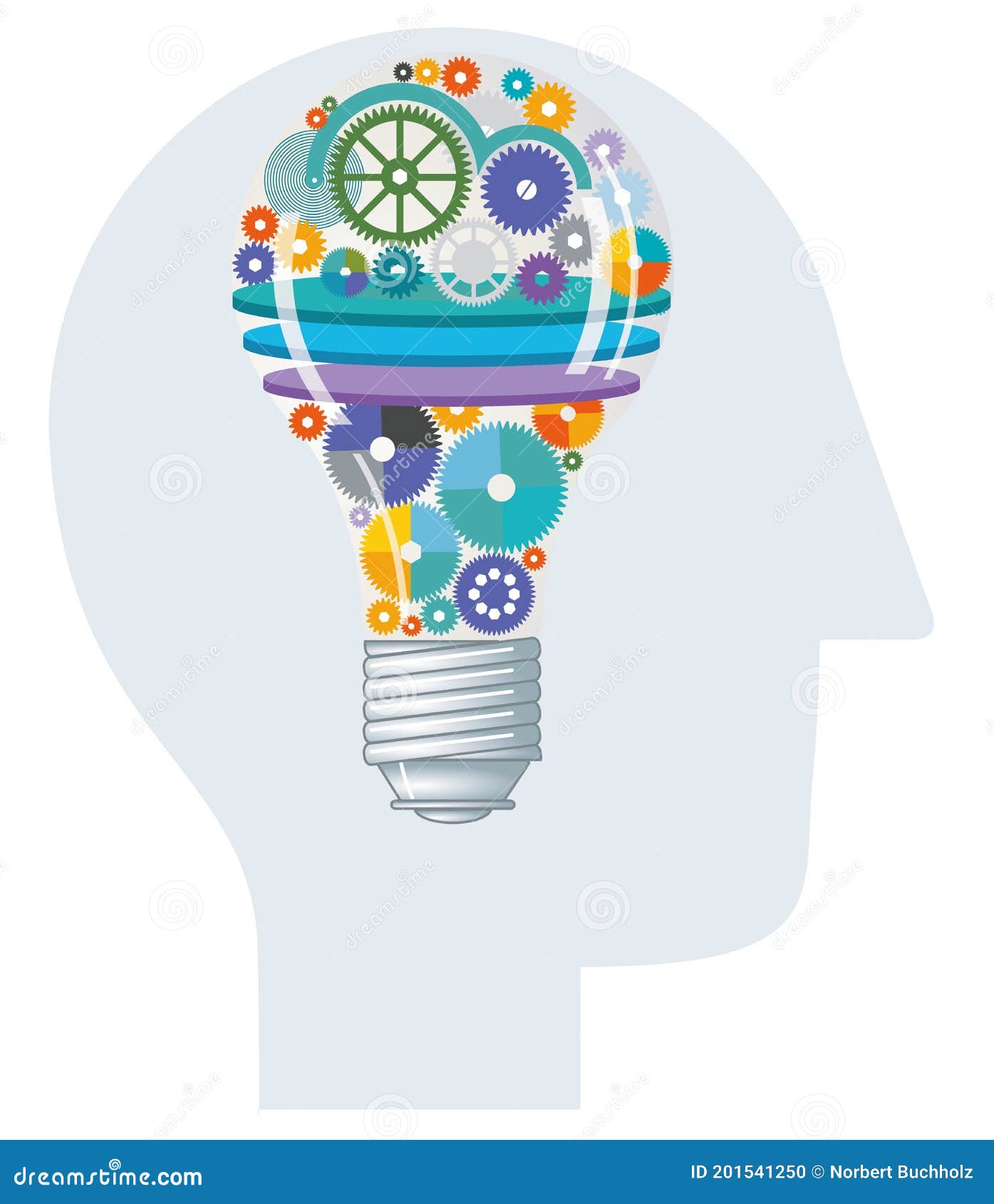 Think about Ideas and Plan Strategy Stock Illustration - Illustration ...