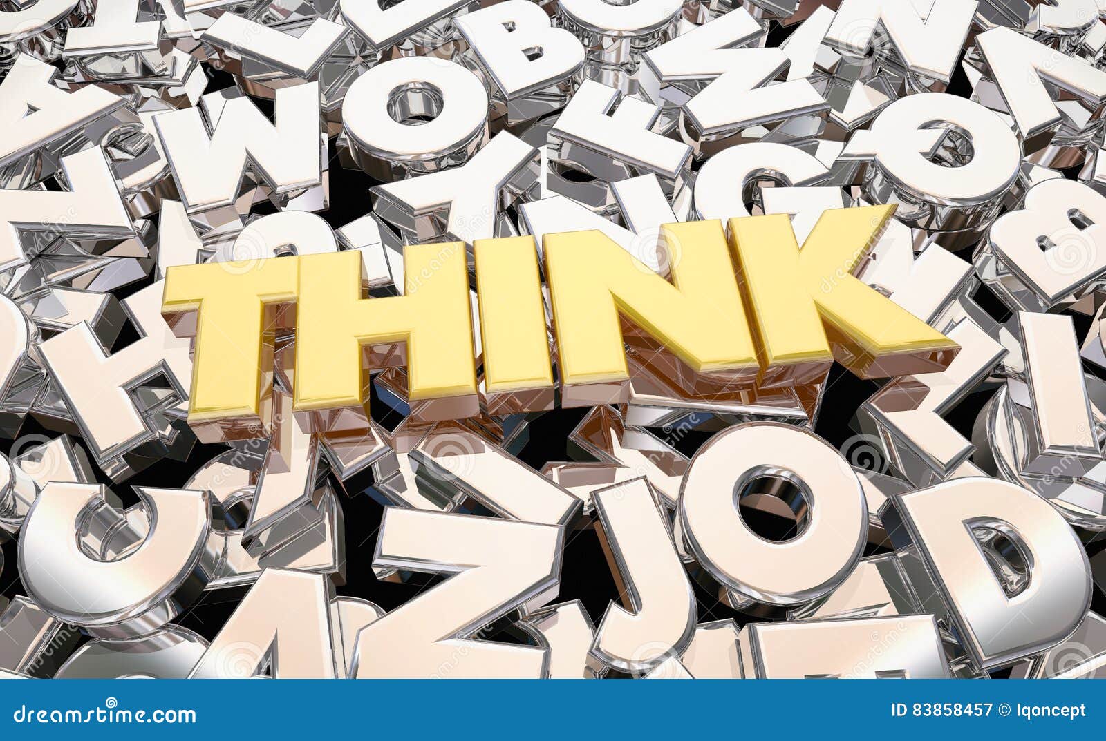 Think Imagine Brainstorm Letters Word Stock Illustration - Illustration ...