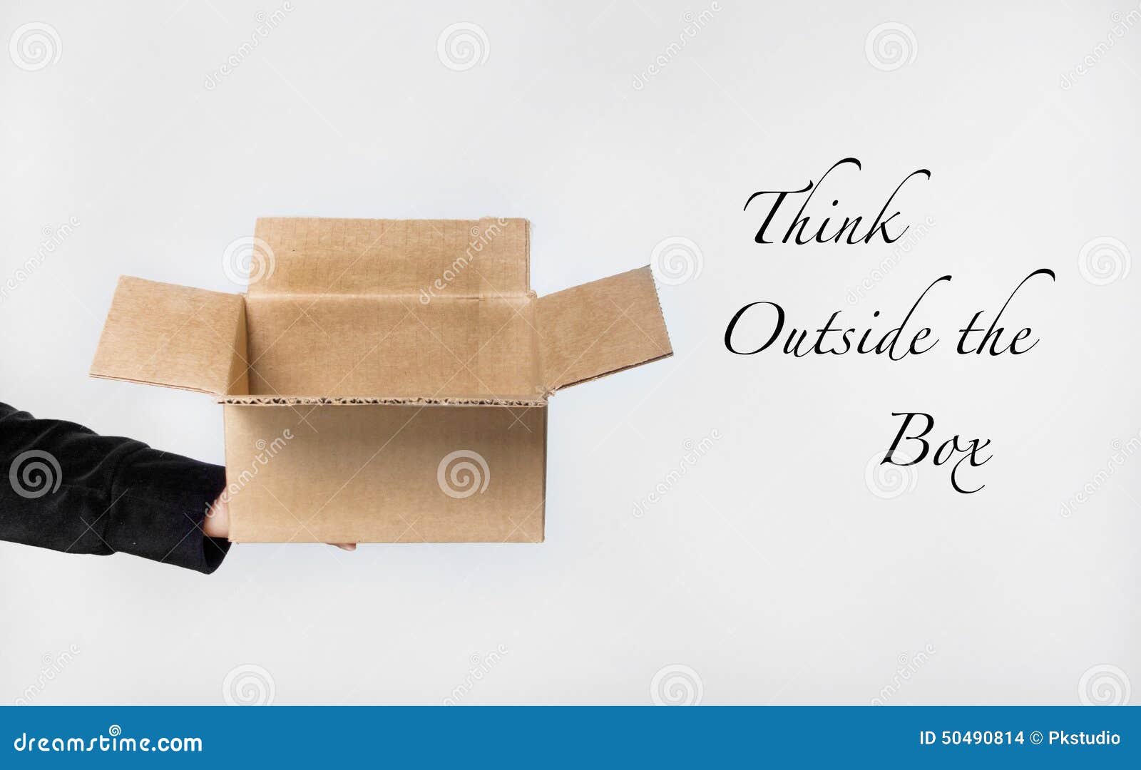 Think out of the box stock photo. Image of innovative - 50490814