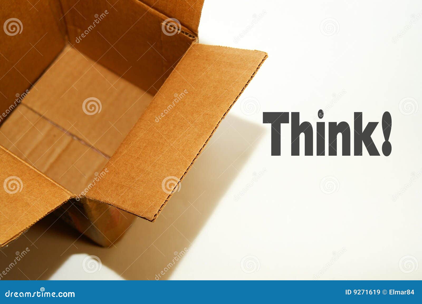 Think Outside the Box stock image. Image of dare, success - 9271619