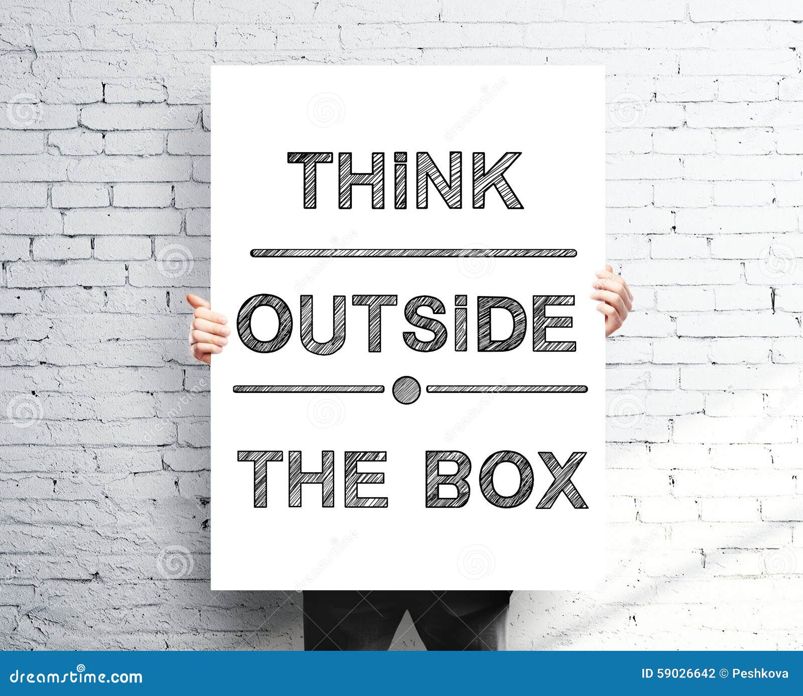 Think outside the box stock photo. Image of people, male - 59026642