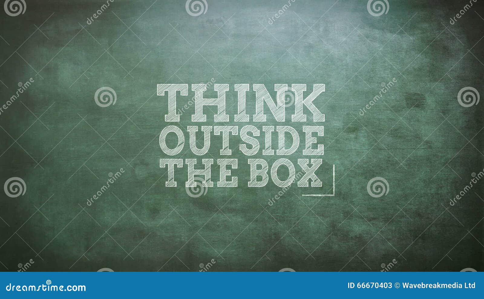 Think outside the box stock video. Video of filling, digitally - 66670403