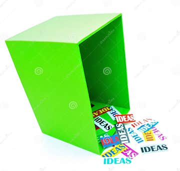Think Outside the Box stock image. Image of brainstorming - 32868171