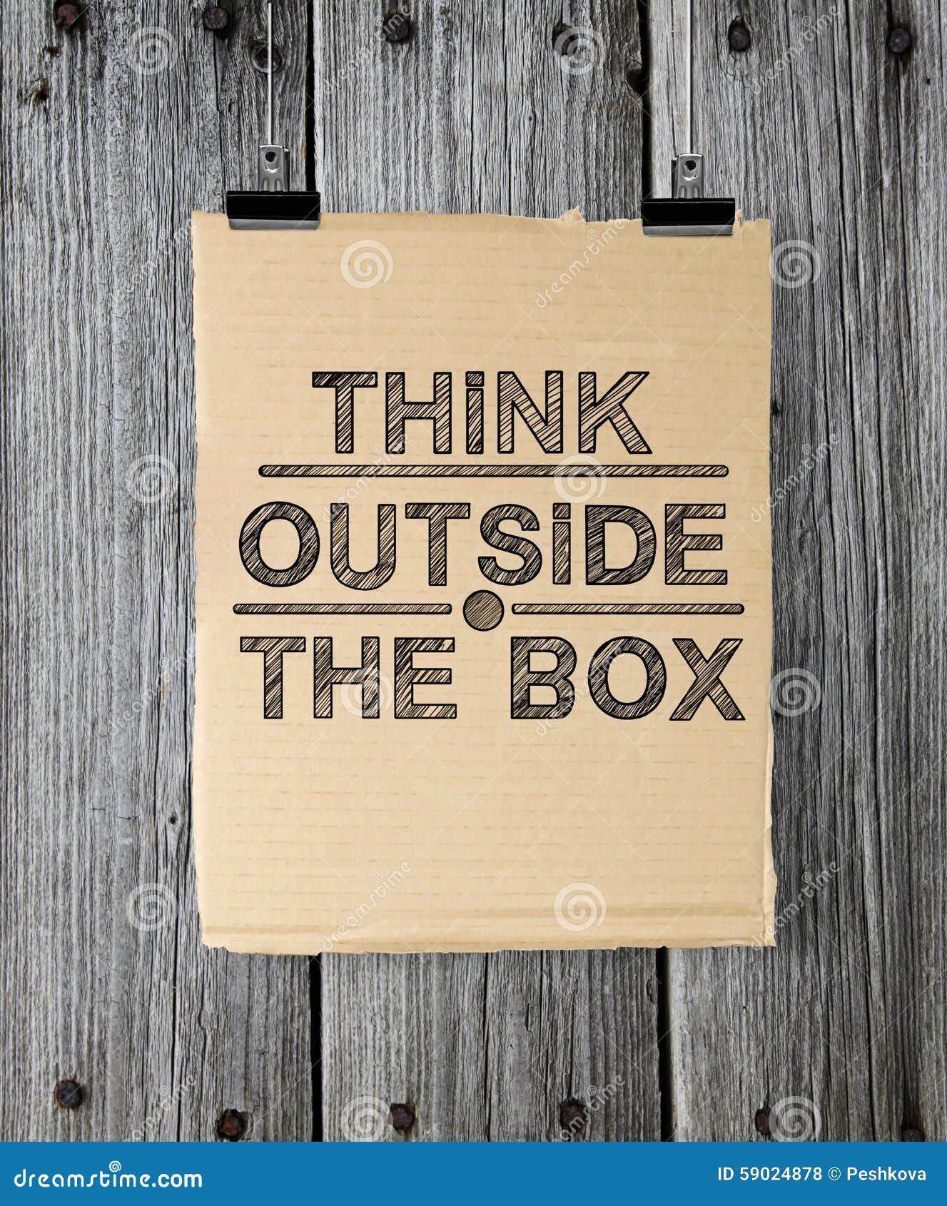 Think outside the box stock photo. Image of frame, gallery - 59024878