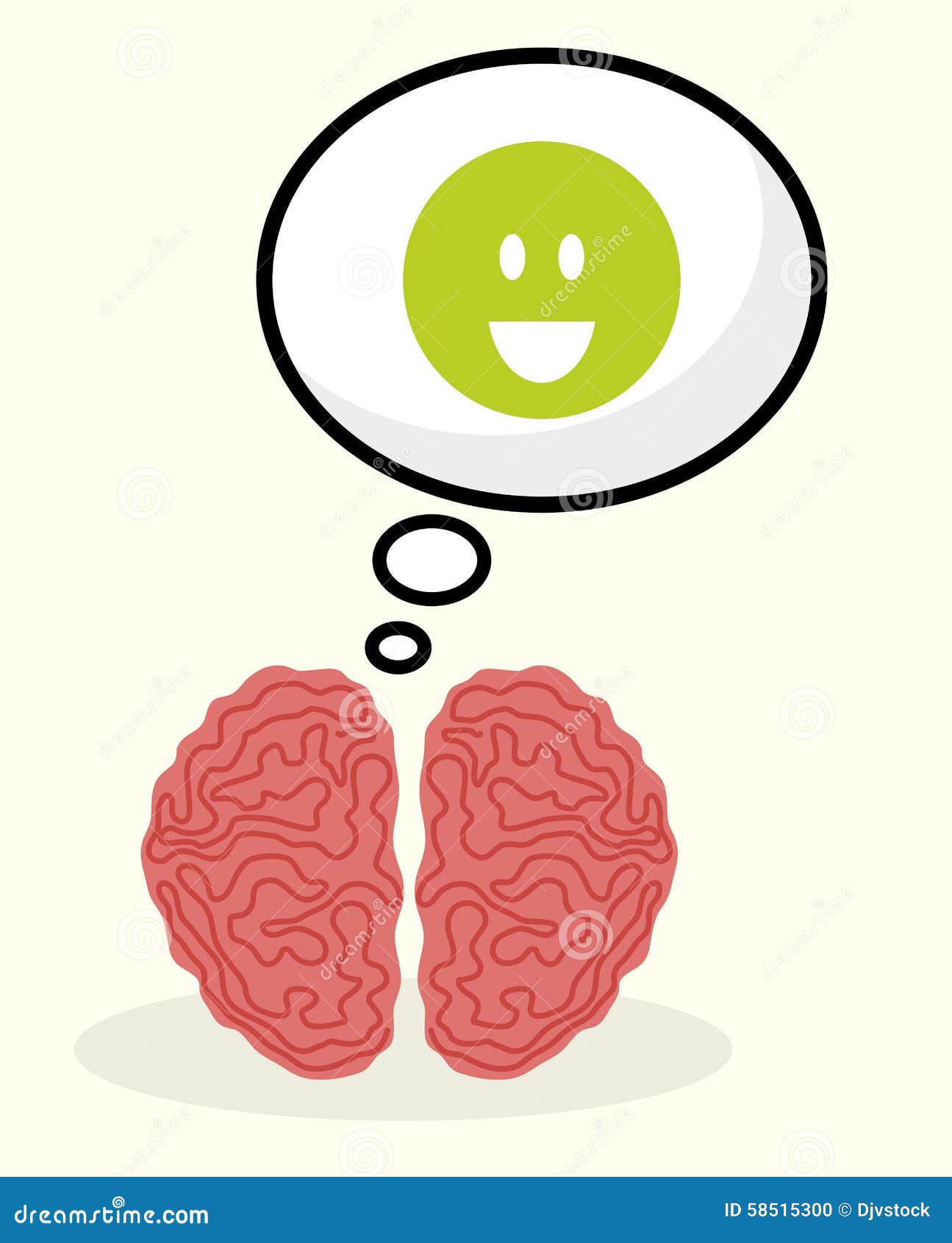 Think positive design. stock vector. Illustration of creative - 58515300