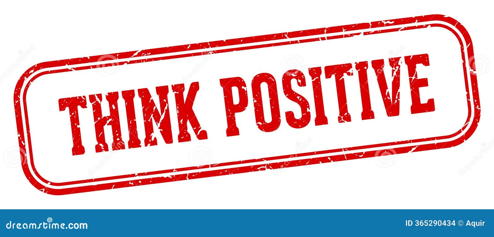 Positive Red Stamp Text Vector Illustration | CartoonDealer.com #43964142