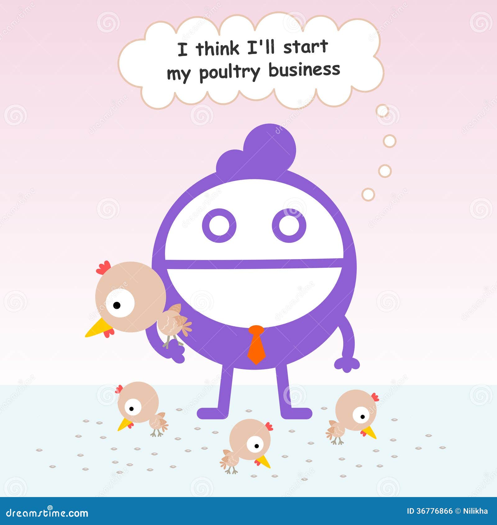 Think of poultry stock illustration. Illustration of chicken - 36776866