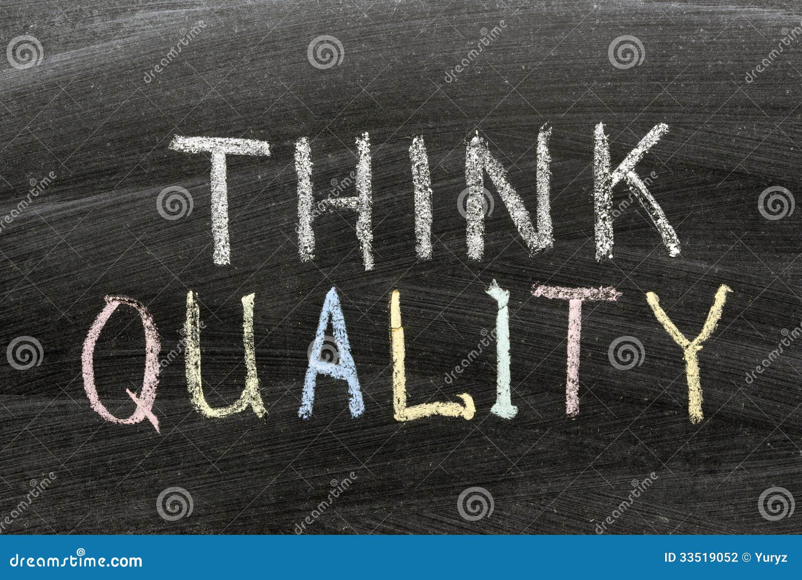 Think quality stock photo. Image of phrase, think, blackboard - 33519052