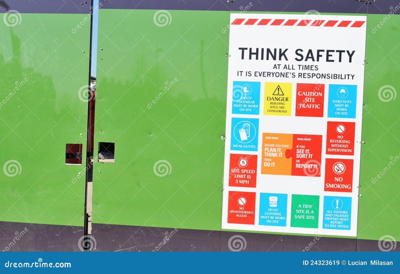 Think safety stock image. Image of instructions, regulations - 24323619