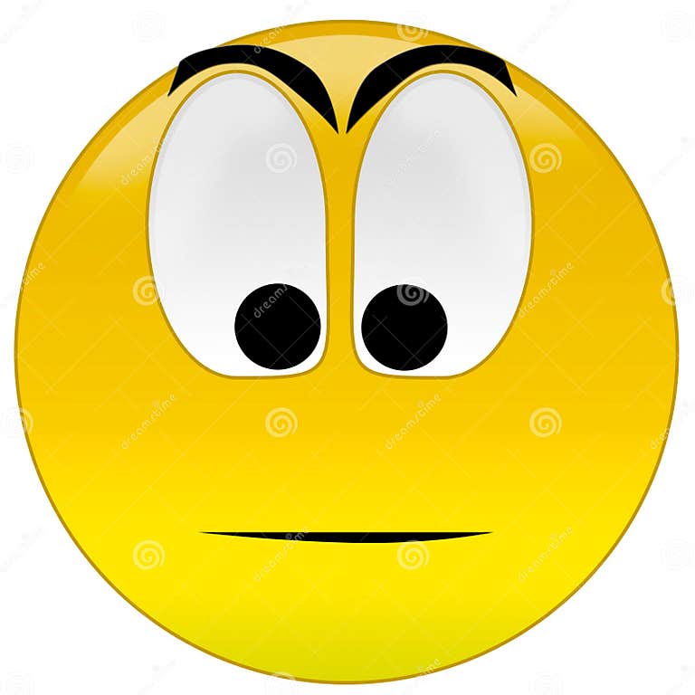 Think smiley stock illustration. Illustration of friendly - 6677708