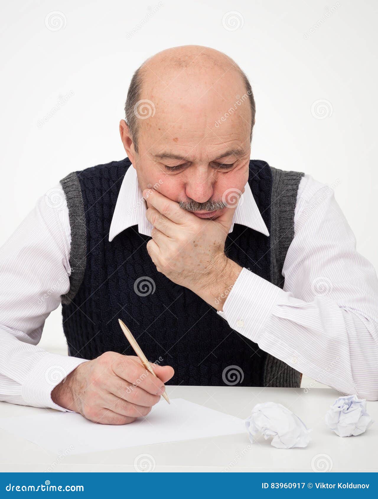 Think of the Solution To the Problem or a Difficult Task Stock Image ...