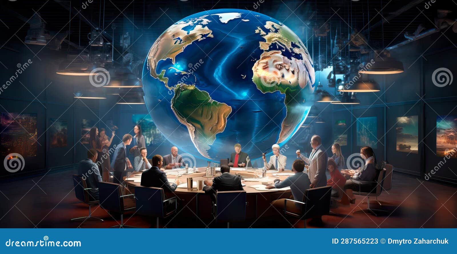 Think Tank Brainstorming Session Focused on Analyzing and Forecasting ...