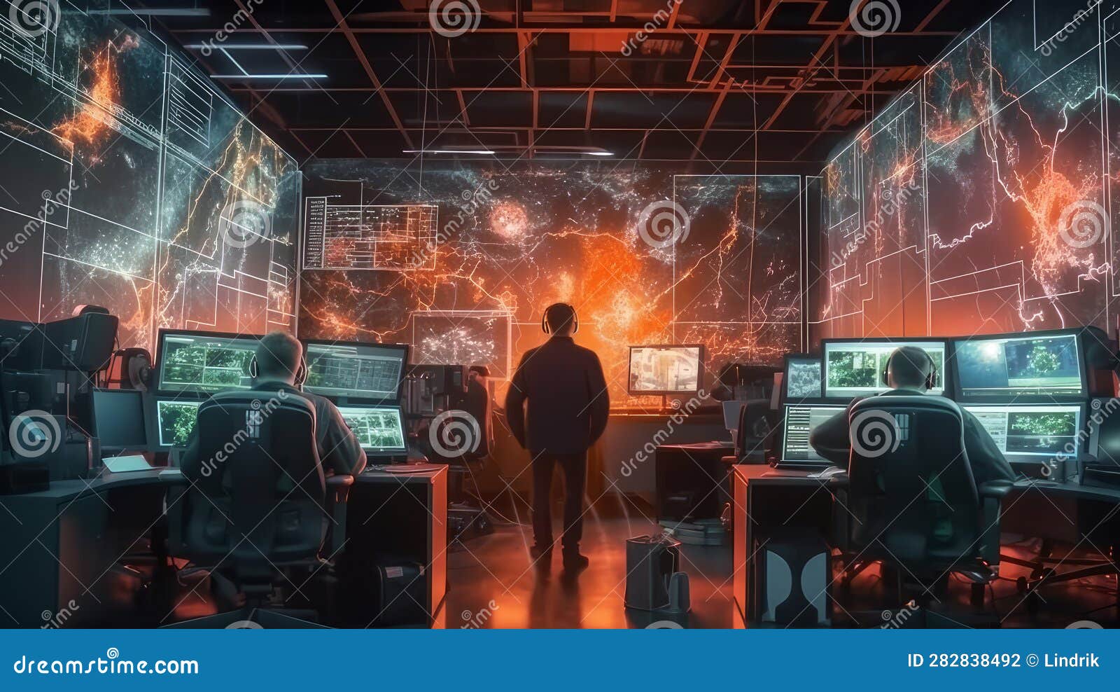 Think tank research data stock illustration. Illustration of computer ...