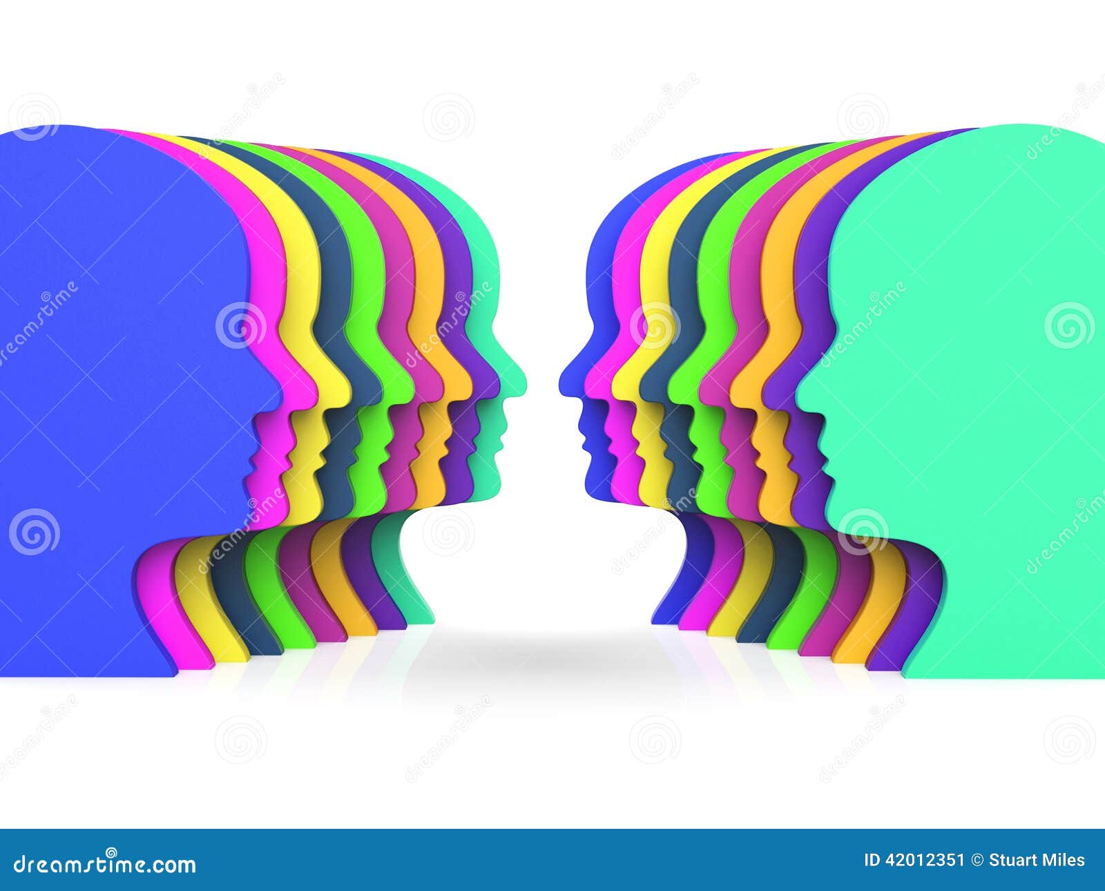 Think Teamwork Means Thinking Group and Concept Stock Illustration ...