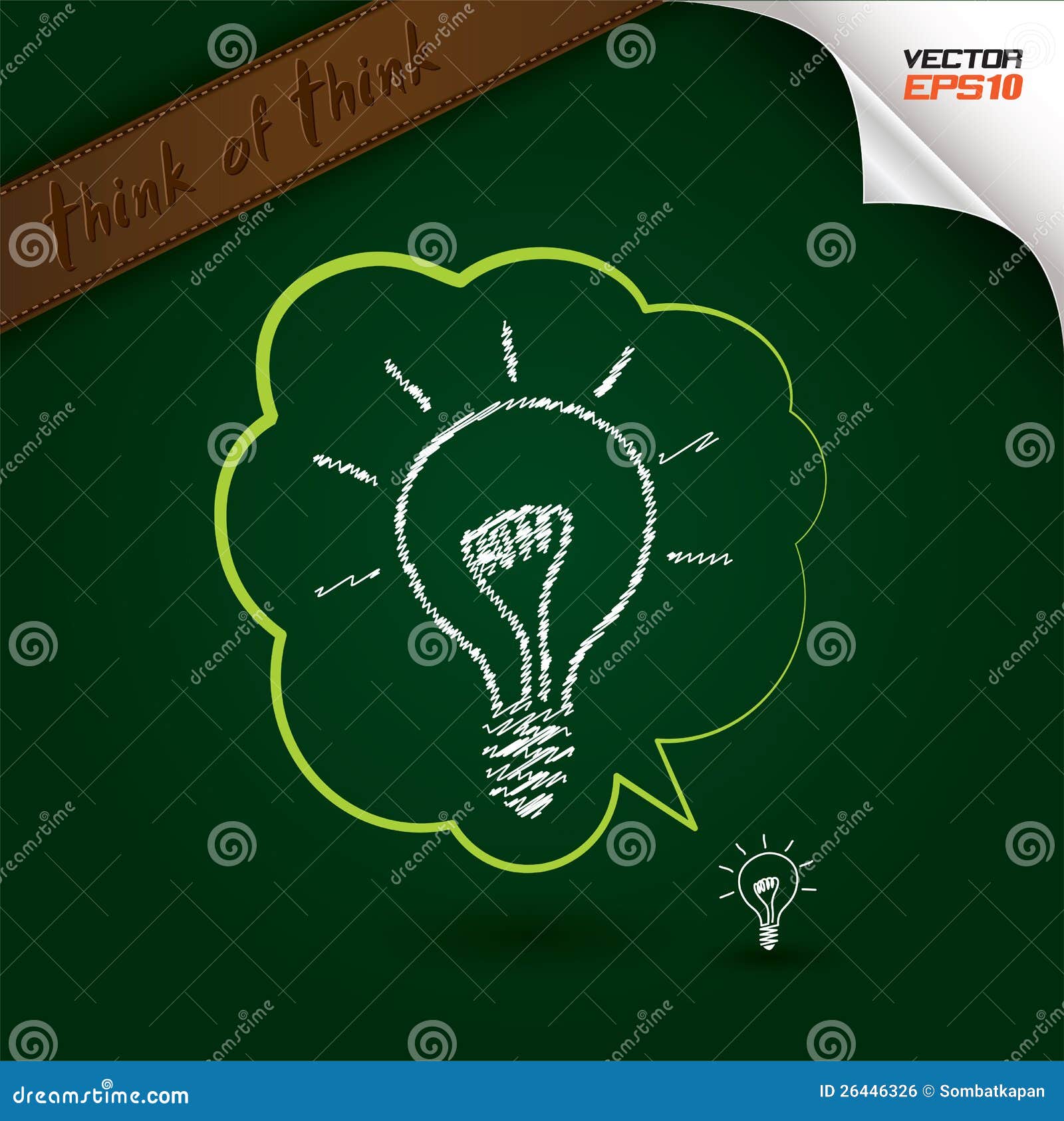 Think of Think stock vector. Illustration of conceptual - 26446326