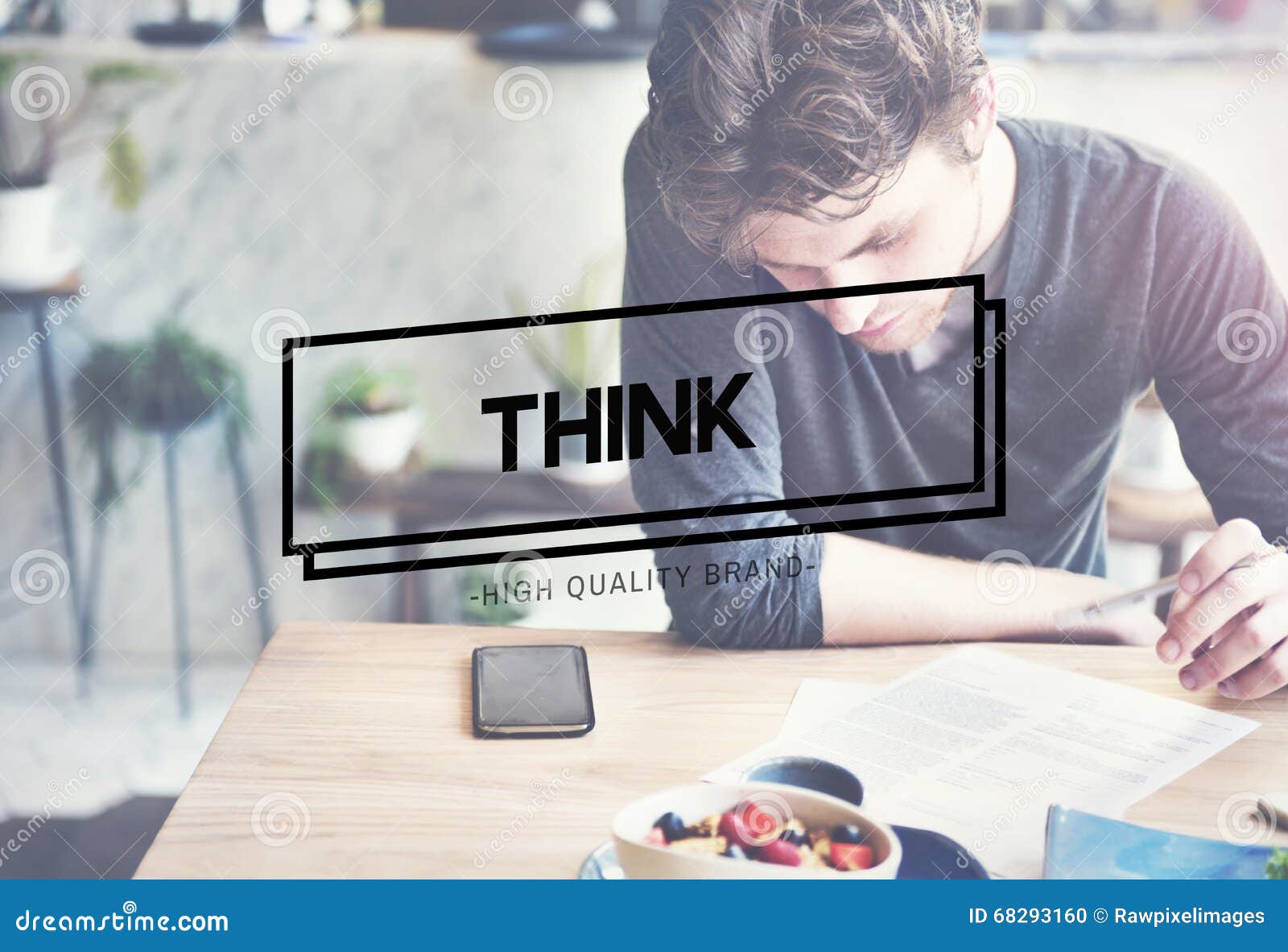 Think Thinking Planning Analyse Ideas Concept Stock Photo - Image of ...