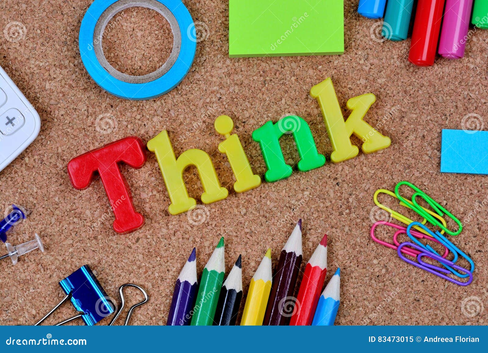 Think Word On Table Royalty-Free Stock Image | CartoonDealer.com #78167812