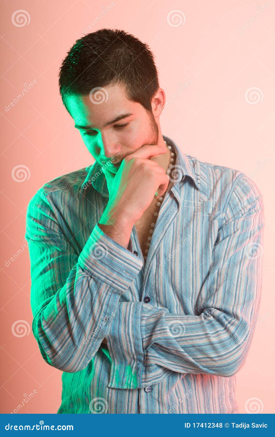 The thinker stock photo. Image of looking, creativity - 17412348
