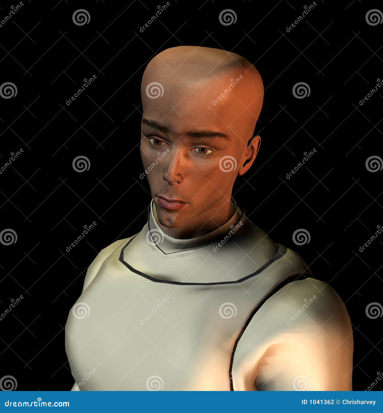 The Thinker 2 stock illustration. Illustration of person - 1041362