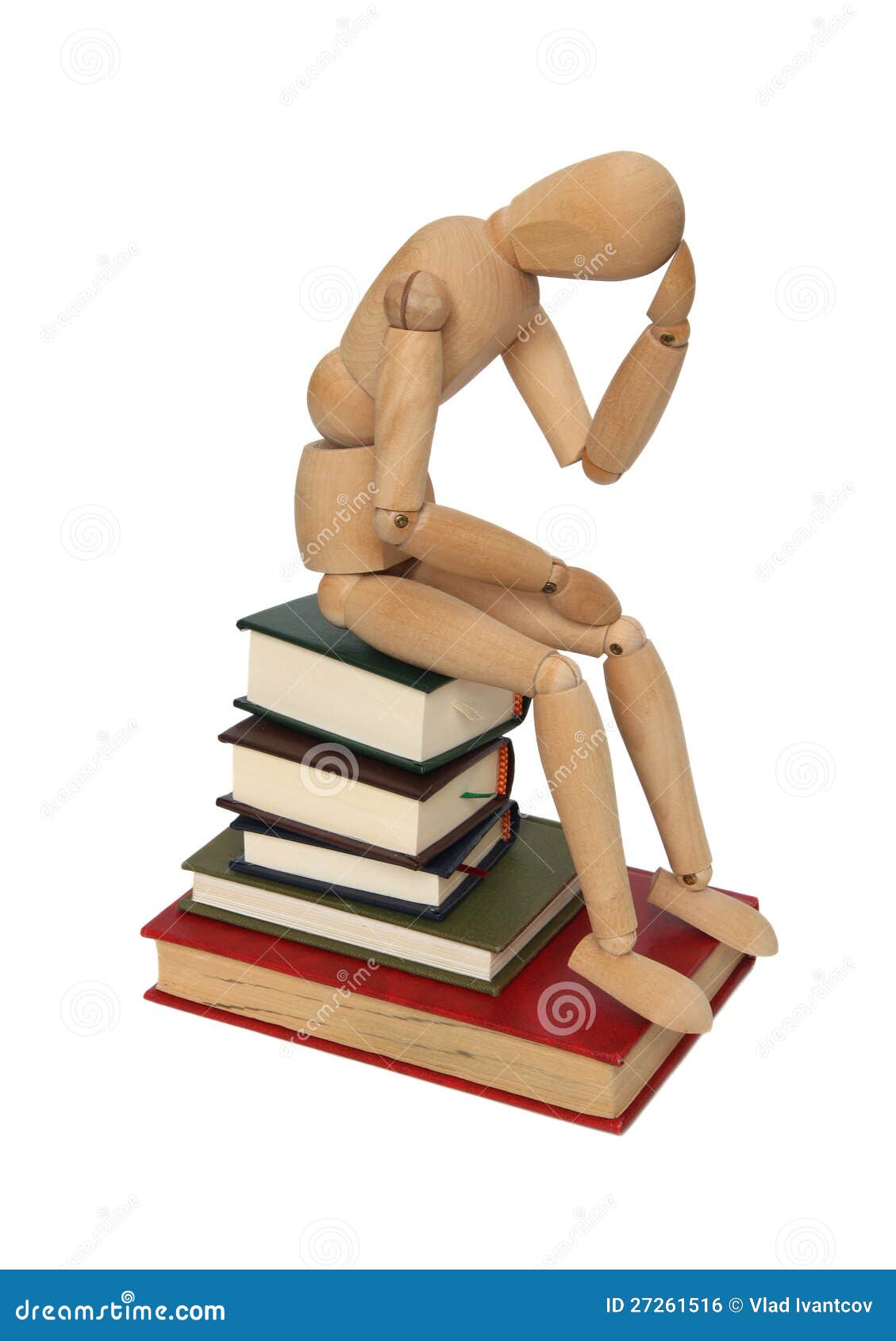 Thinker. stock photo. Image of model, information, intelligence - 27261516