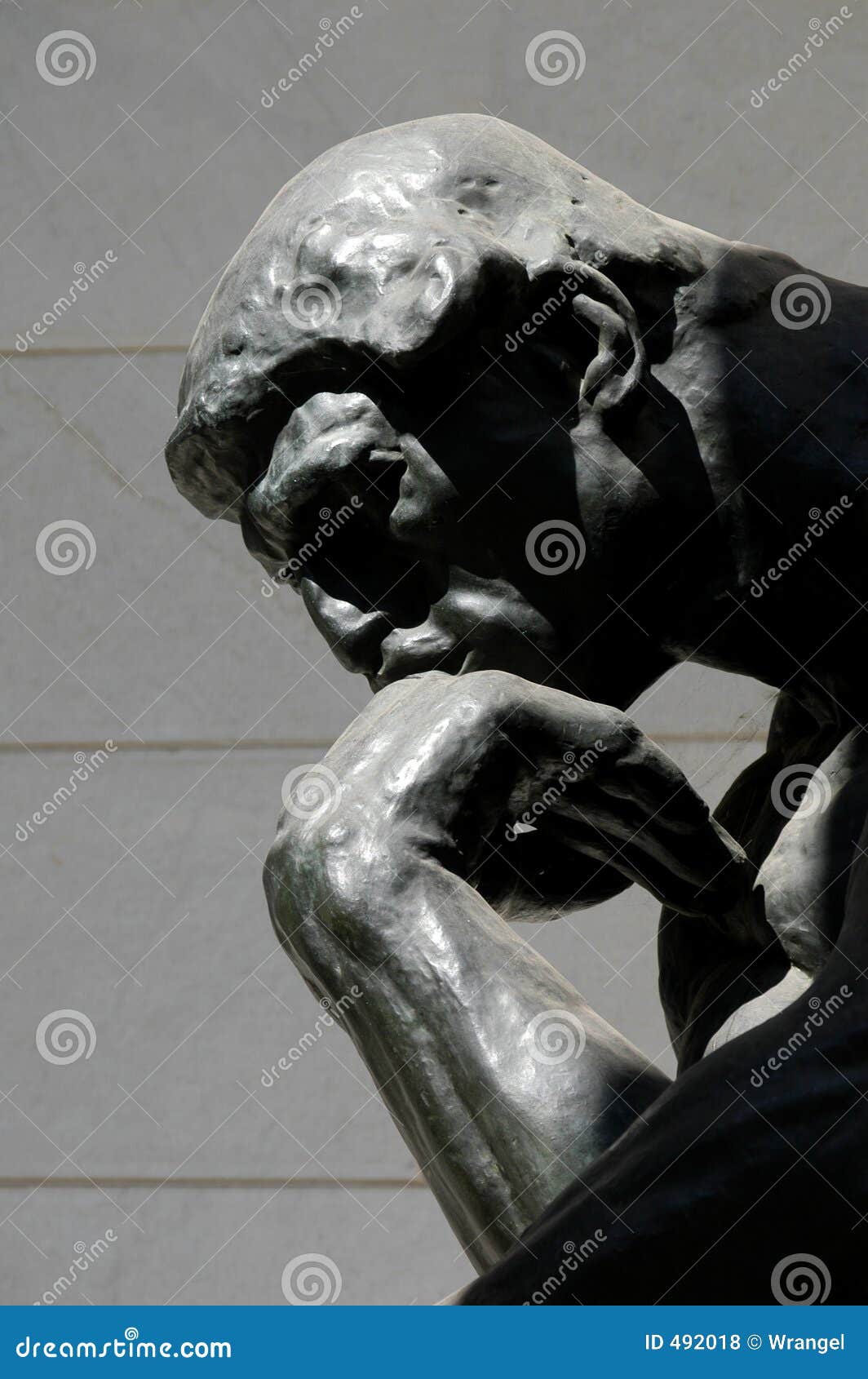 The Thinker editorial stock photo. Image of paris, gallery - 492018