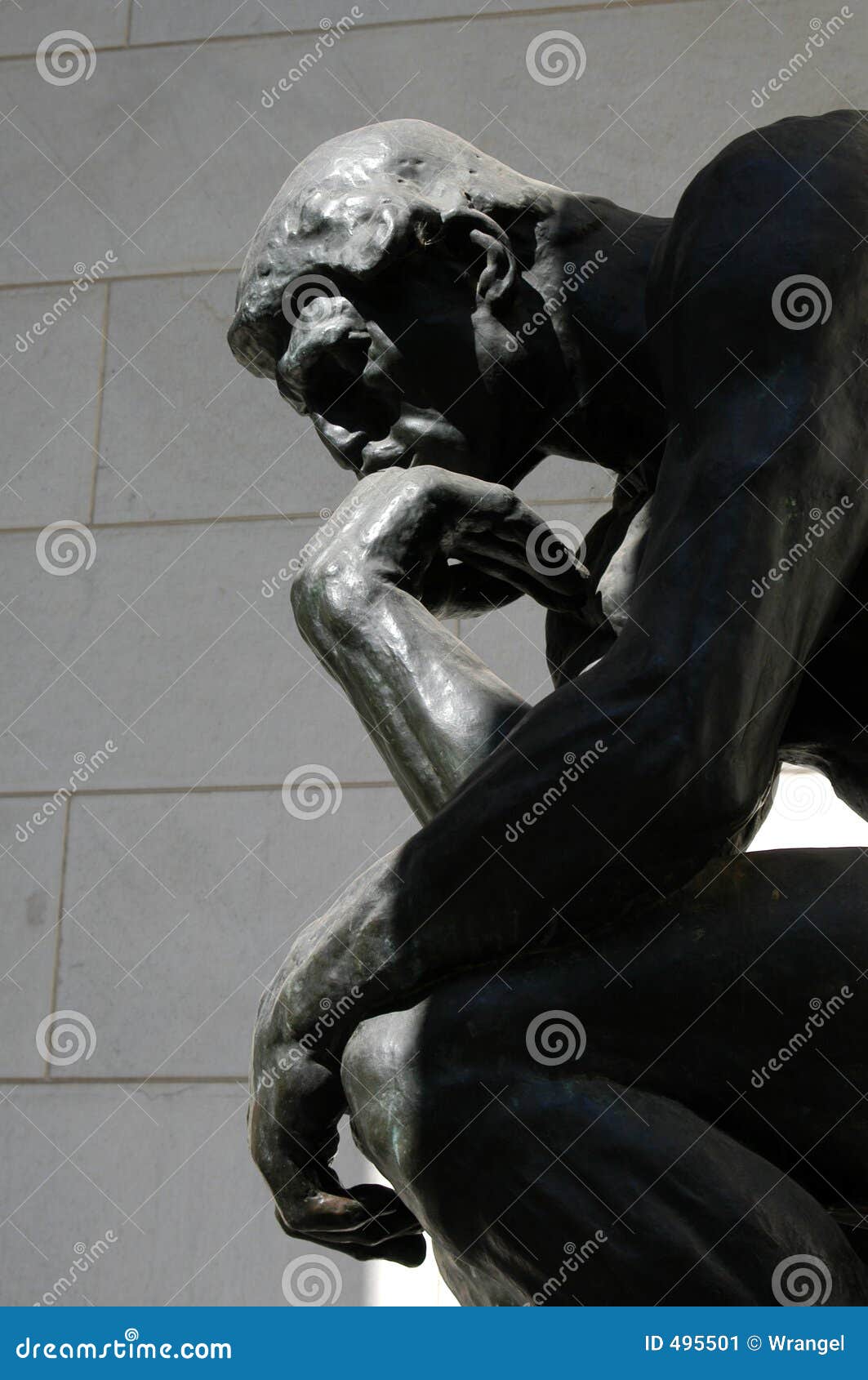 The Thinker Royalty-Free Stock Photography | CartoonDealer.com #82988291