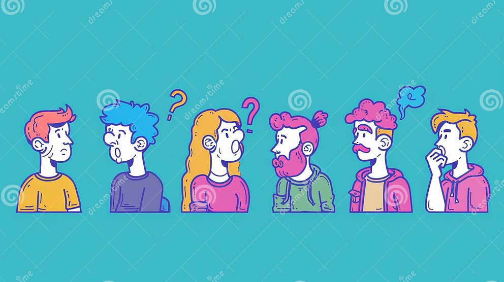 Thinker, Doubtful Man, Woman, or Child Thinks, Solves Task, Chooses ...