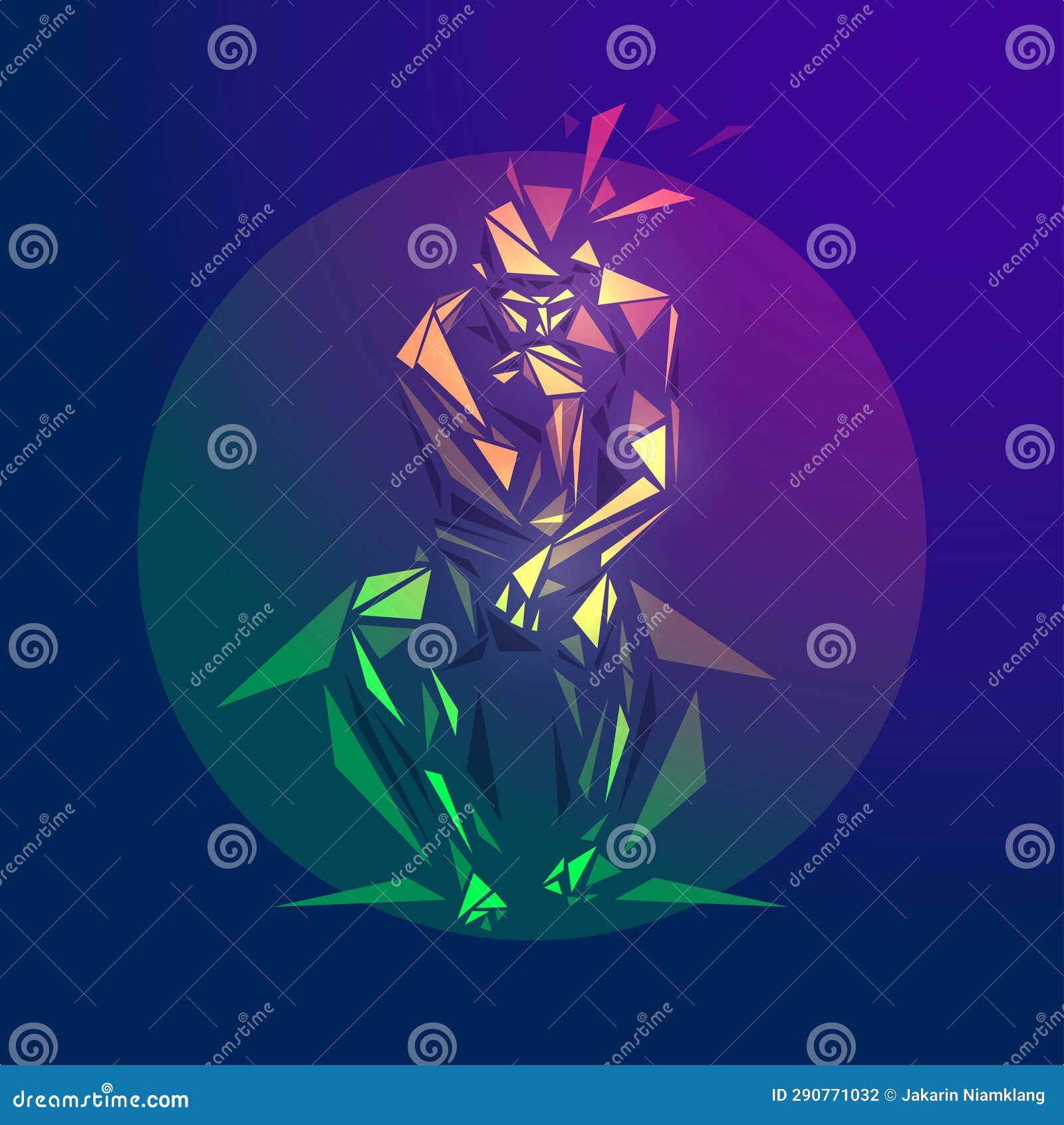 Thinker stock illustration. Illustration of conceptual - 290771032