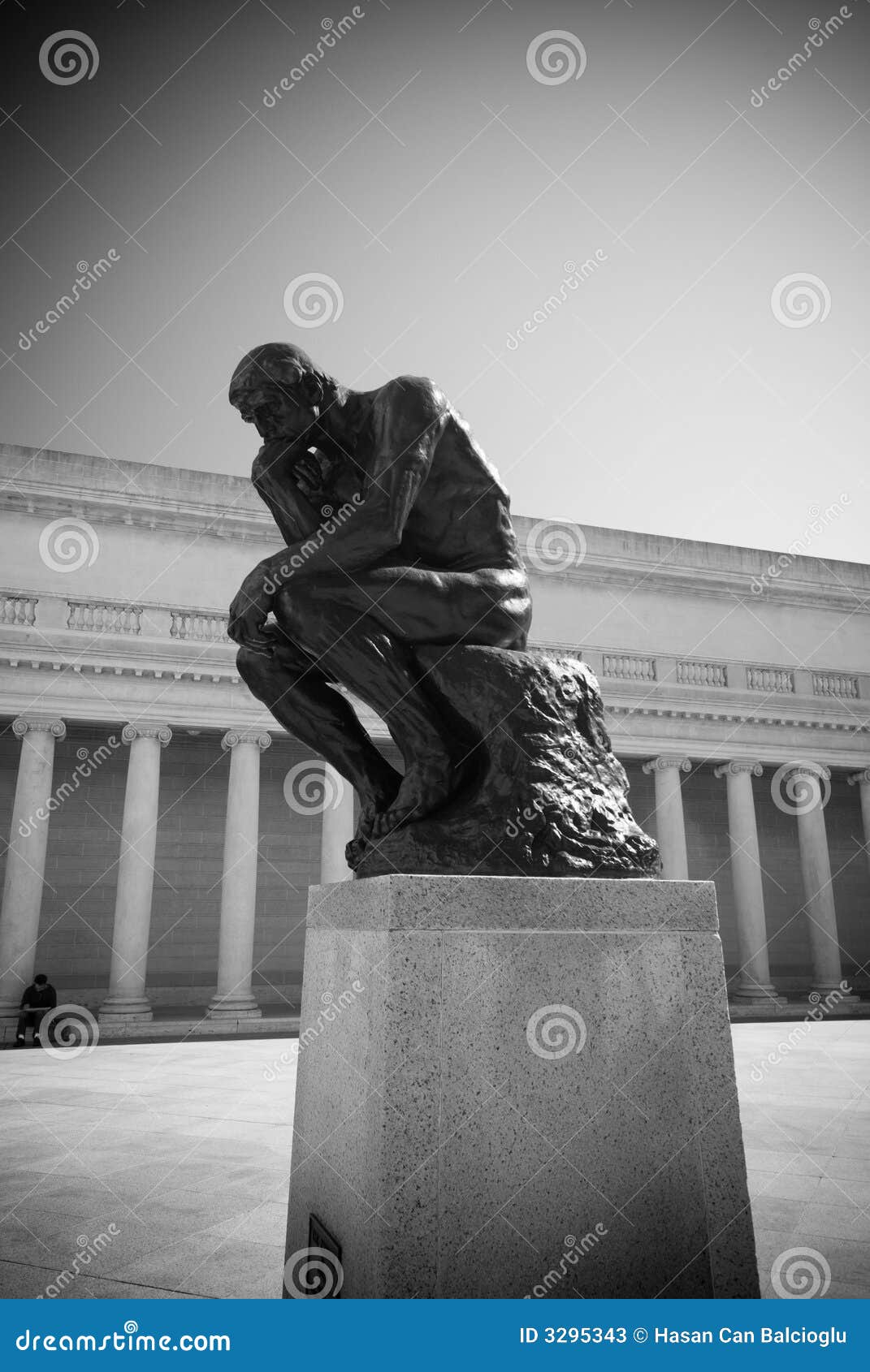 The Thinker by Rodin editorial stock photo. Image of architecture - 3295343