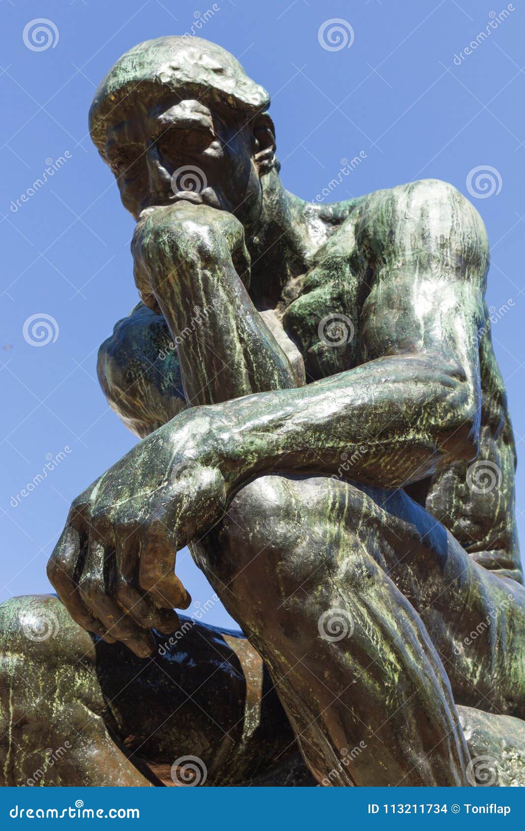 The Thinker By Rodin Editorial Image | CartoonDealer.com #3301904