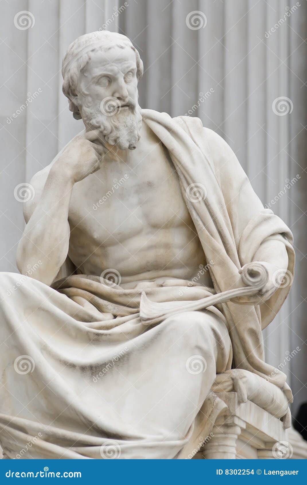 Thinkers pose stock photo. Image of landmark, outdoors - 8302254