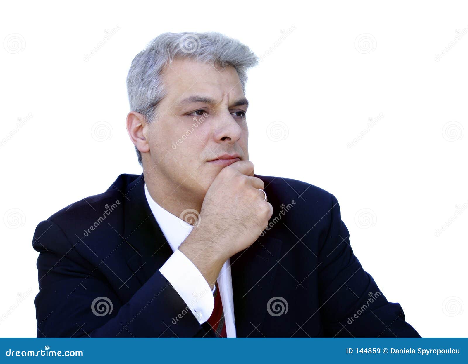 Thinkful businessman stock image. Image of concepts, issues - 144859