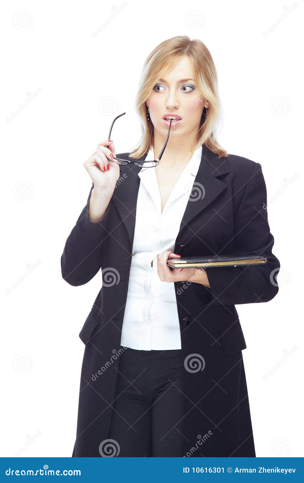 Thinking stock image. Image of management, businesswoman - 10616301
