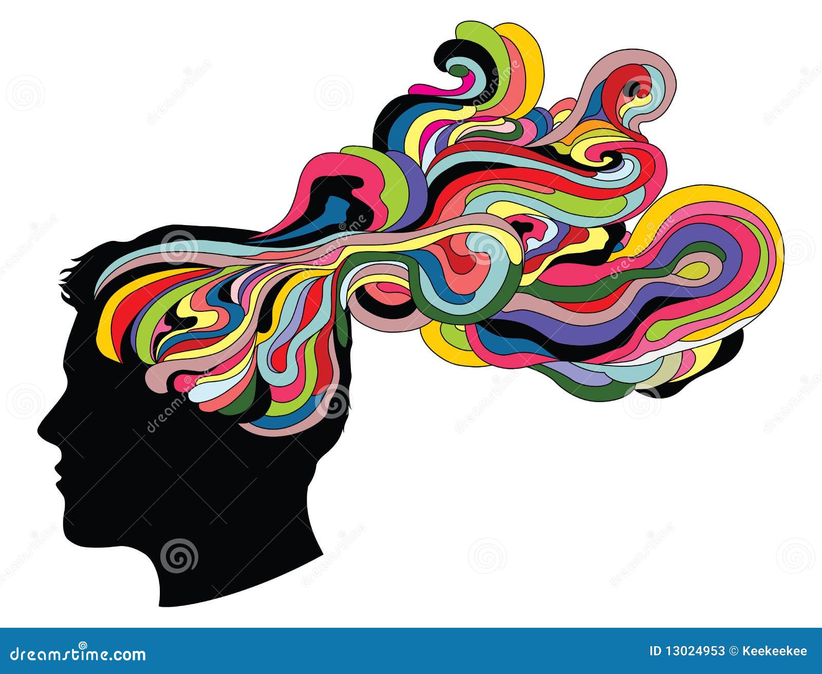 Thinking stock vector. Illustration of concept, create - 13024953