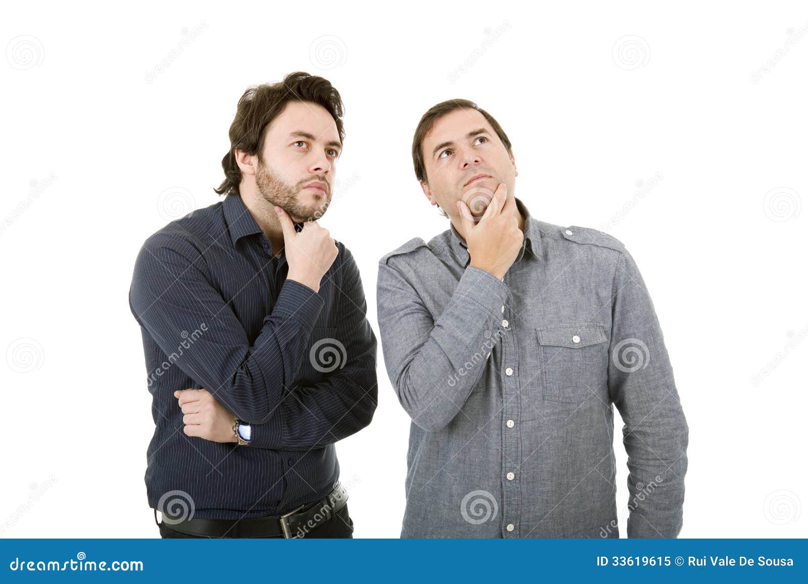Thinking stock image. Image of guys, modern, casual, caucasian - 33619615