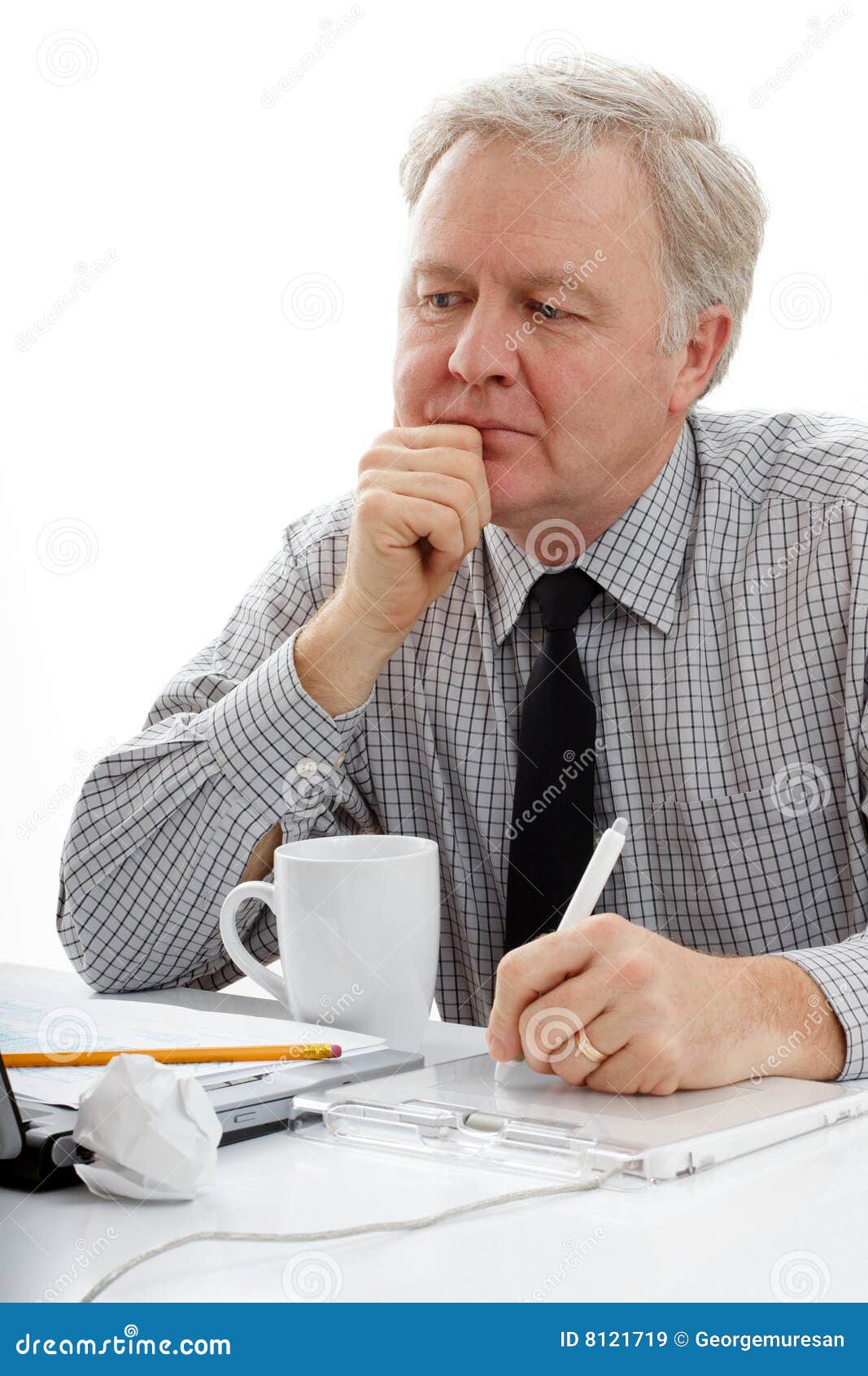 Thinking stock image. Image of notebook, home, graphic - 8121719