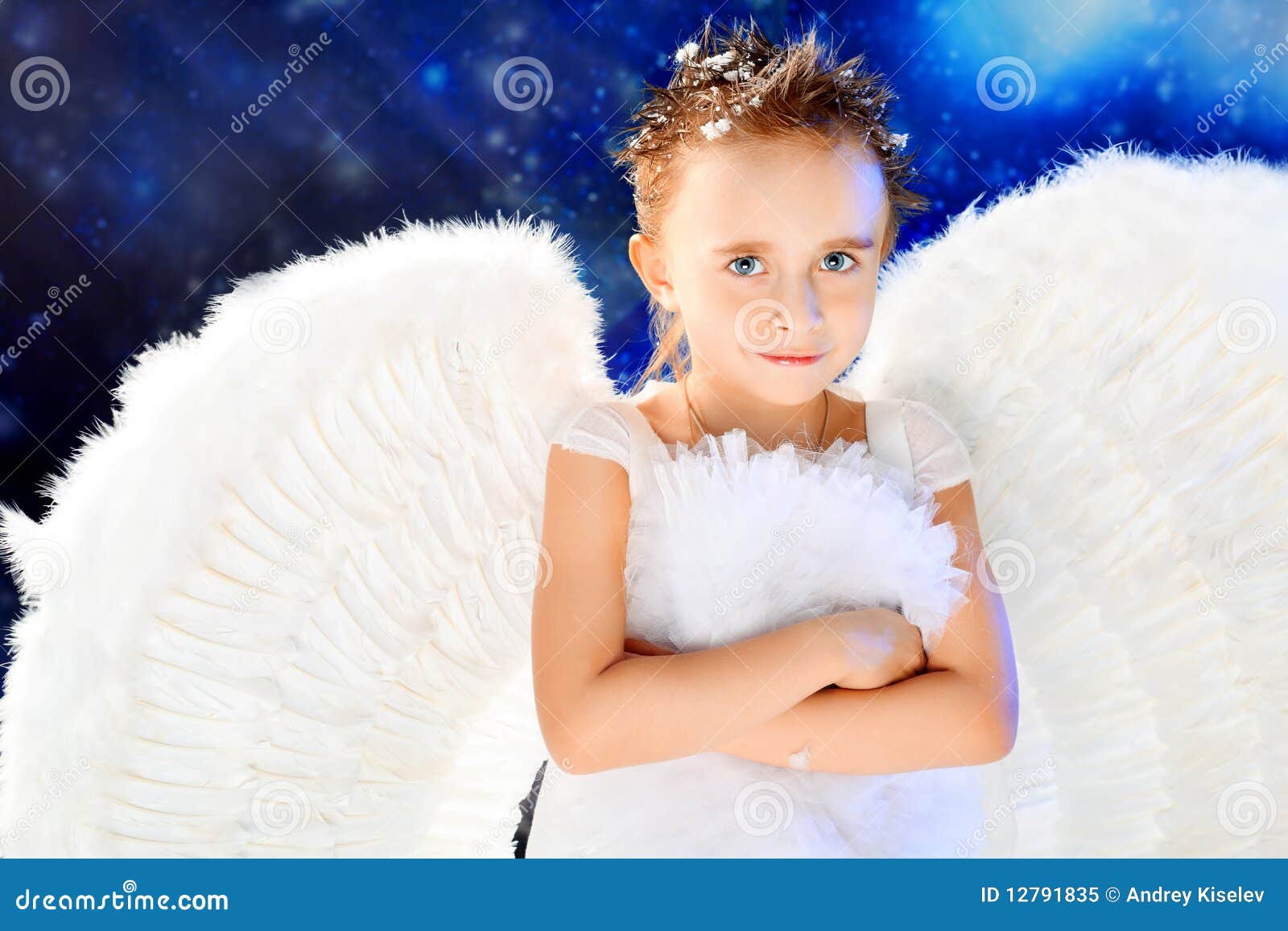 Thinking angel stock image. Image of angel, innocent - 12791835